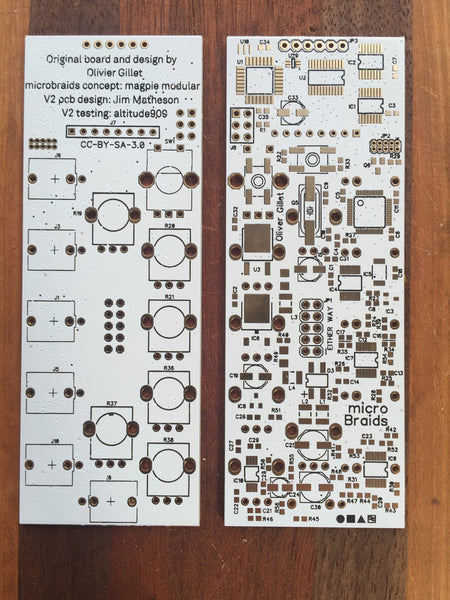 microBraids PCB rev2 – magpie modular