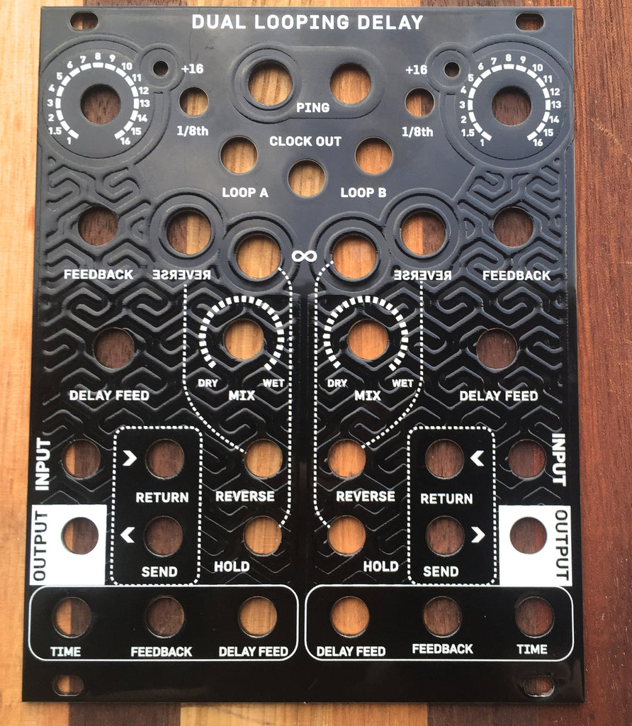 4ms - Dual Looping Delay (DLD) Panel – magpie modular